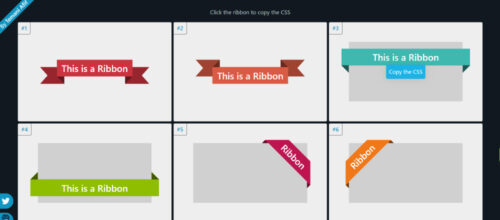 コピペで簡単！ 様々な形のリボンをCSSで作れる「Ribbon Shapes」の紹介 | アプリコットデザイン | 東京・長野のWEB制作・ブランディングデザイン会社