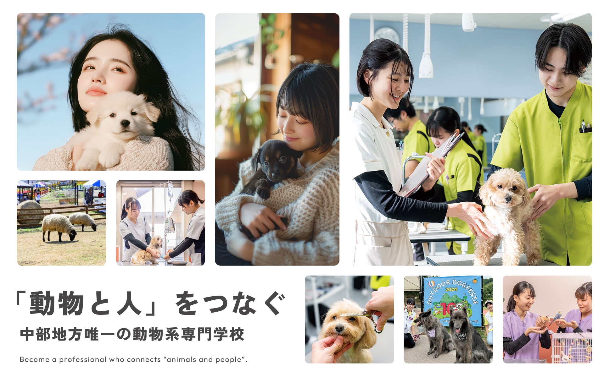 信州松本動物専門学校 - 長野・東京のブランディングと集客支援｜WEB制作・採用支援・デザインのアプリコットデザイン